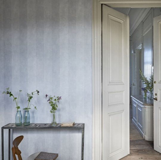 Designers Guild Parchment Stripe - Burnished Pewter – Chelsea Lane ...