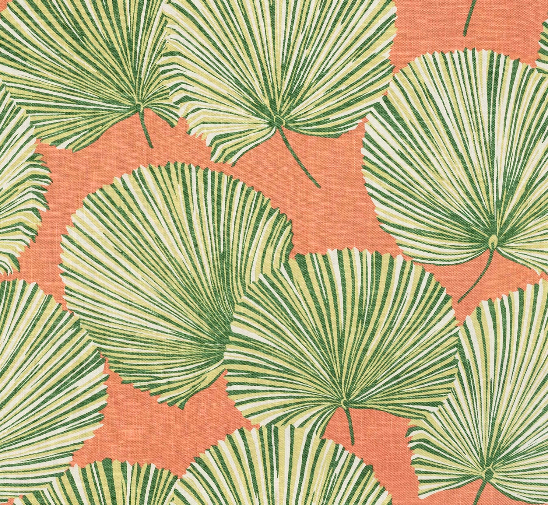 palm leaf pattern fabric